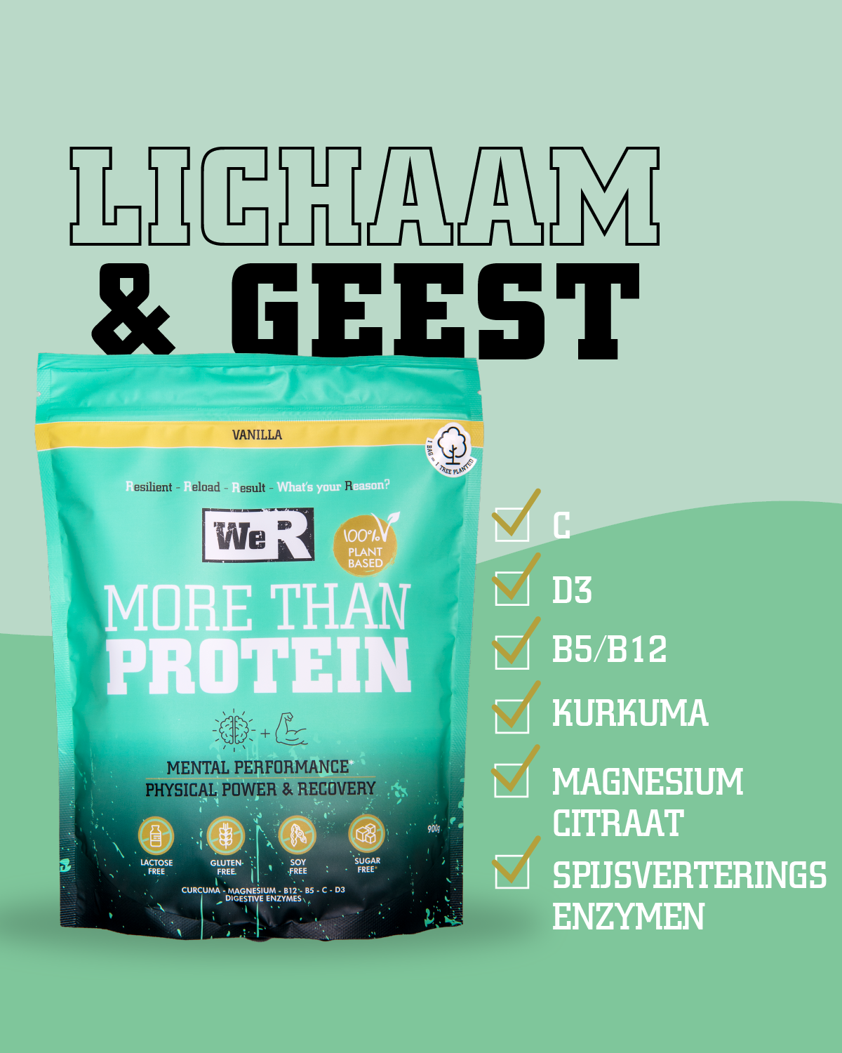We 'R Nutrition More Than Protein Vanille 900